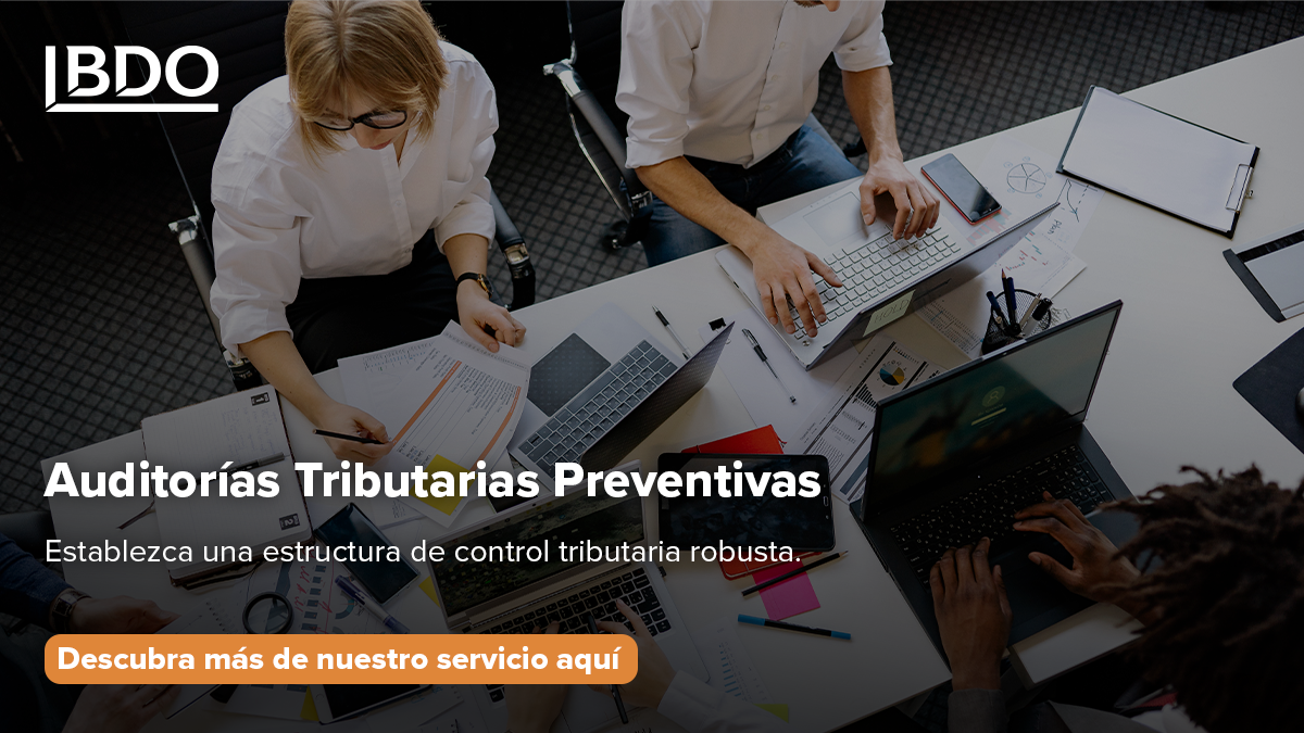 Auditorías Tributarias Preventivas - BDO
